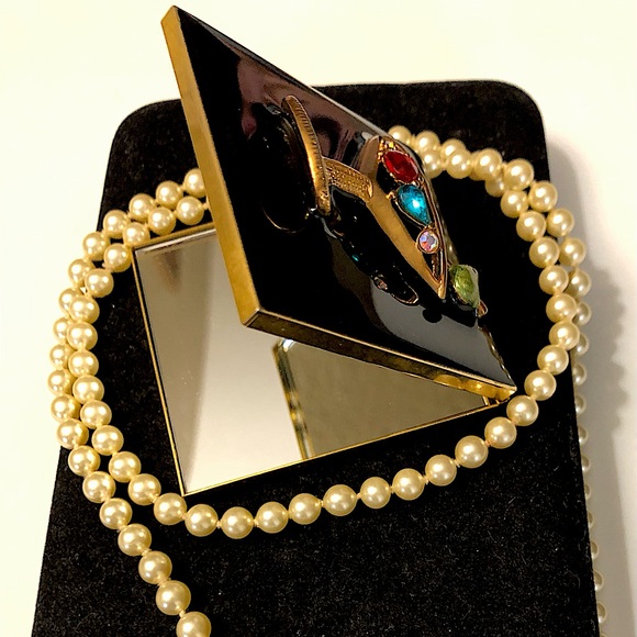 Jewelry | Vintage Antique Makeup Face Mirror | Poshmark